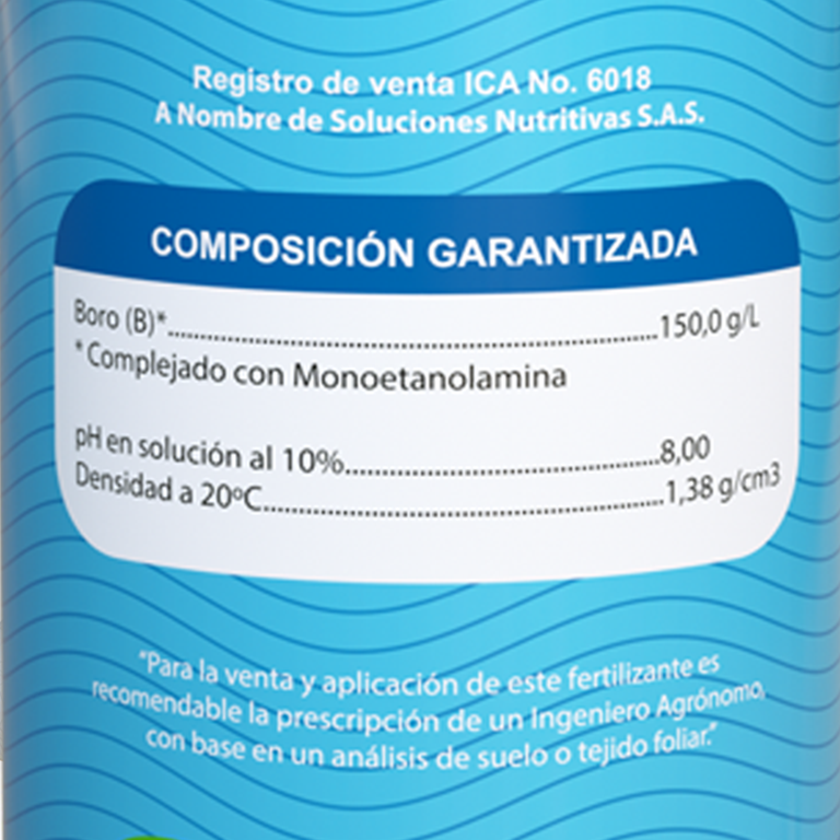 Eclipse Boro – Soluciones Nutritivas ltd