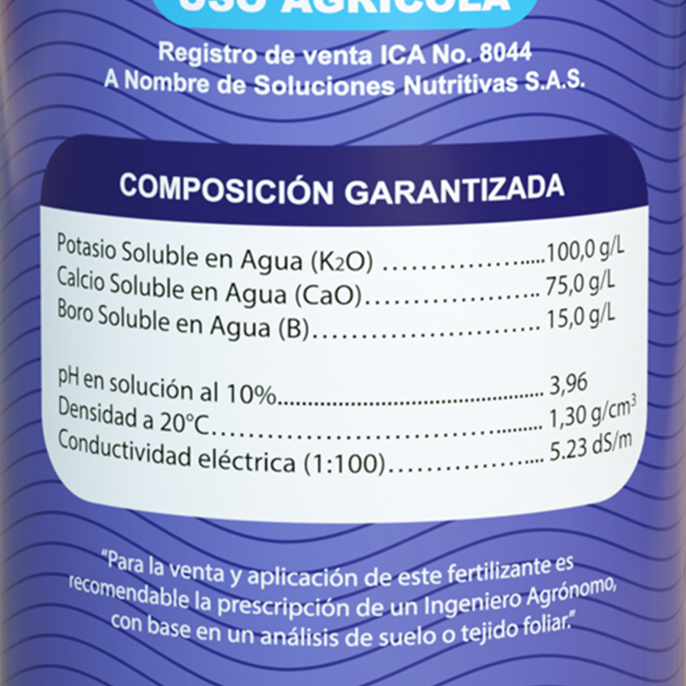 Eclipse Calcio Boro – Soluciones Nutritivas ltd