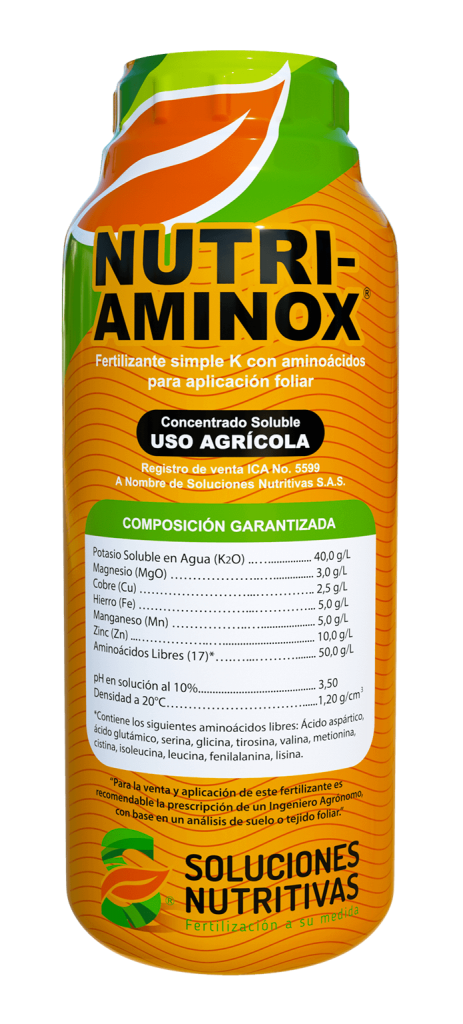 NUTRI AMINOX – Soluciones Nutritivas ltd